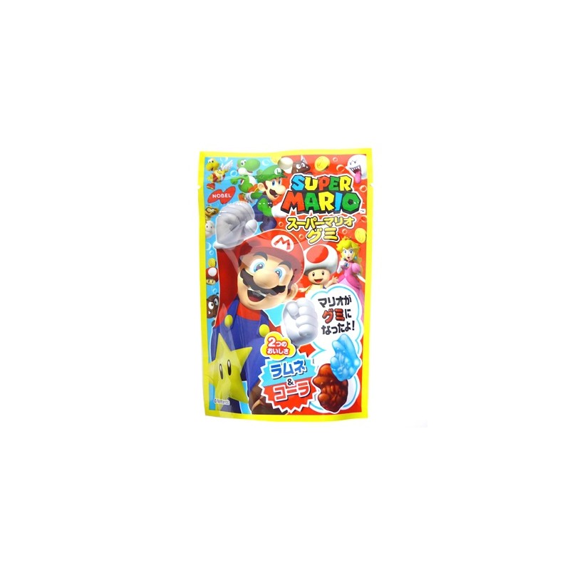 SUPER MARIO Candy Ramune & Cola NOBEL - 45G