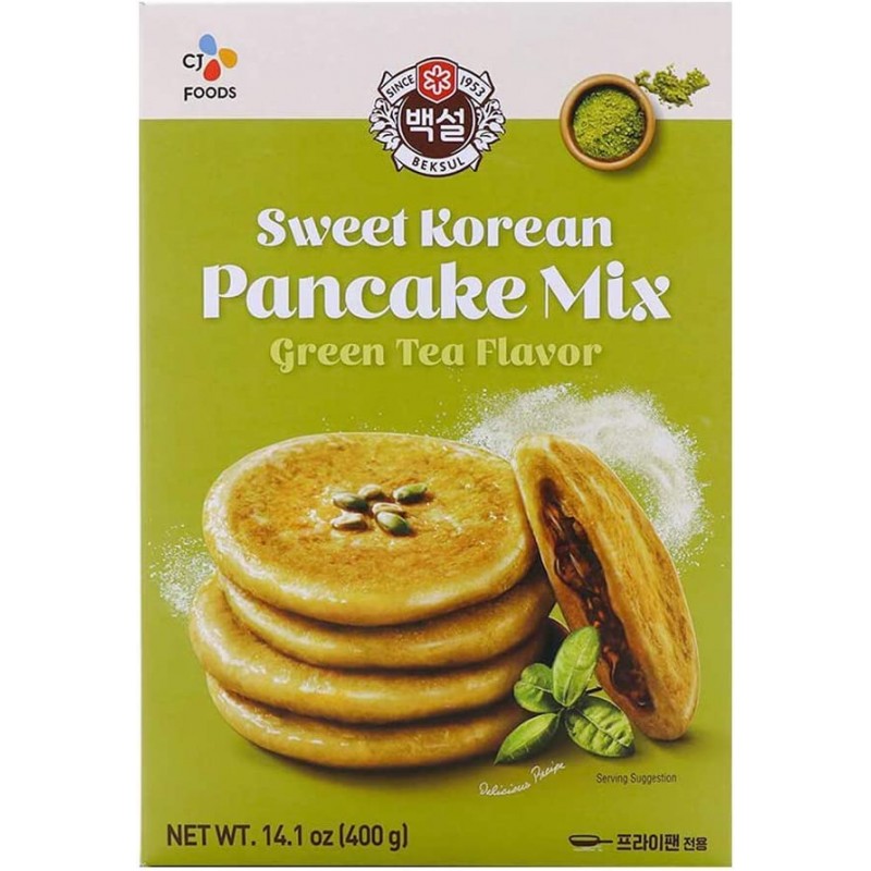 Préparation Pancakes sucrés Matcha HOTTEOK CJ 400G